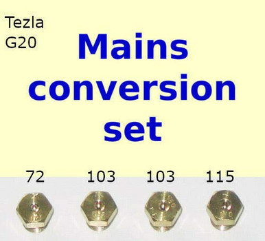 Natural Gas Jet Set - 4 Burner Hob Injector Nozzle Conversion Kit ...