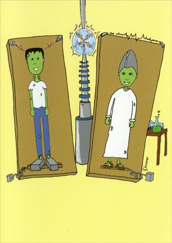 Frank n_ Bride - Funny Anniversary Card - Warehousesoverstock