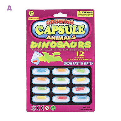 N G Magic Growing Capsules Dinosaur Water Growing Beast Creatures ...
