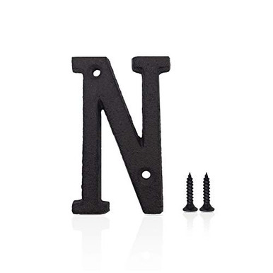 Modern House Numbers Wrought Iron Home Address Mailbox Number DIY ...