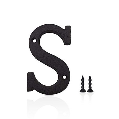 Modern House Numbers Wrought Iron Home Address Mailbox Number DIY ...