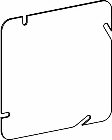 Orbit 5BC Electric Box Cover Flat Blank Steel - 5inch Square ...