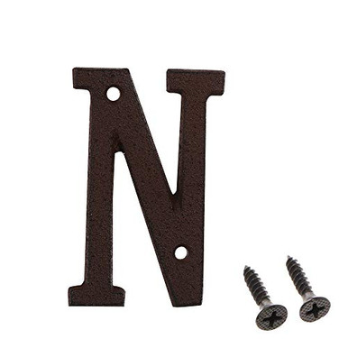 Iron House Numbers and Letters Vintage Cast Iron Home Address Number ...