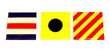 Skippers 3inch Code Flag Letter Domed Decal License Plate Display ...