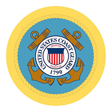 U.S. Coast Guard Labels 1-1 2inch - 30 Labels Per Sheet ...