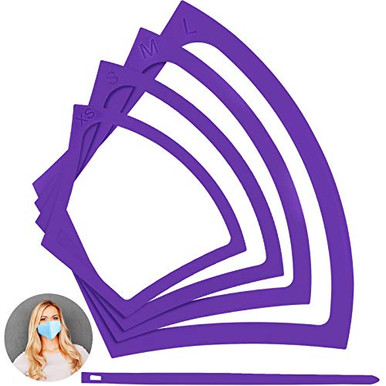 5 Pieces Face Covering Sewing Templates Face Protector Plastic Sewing ...