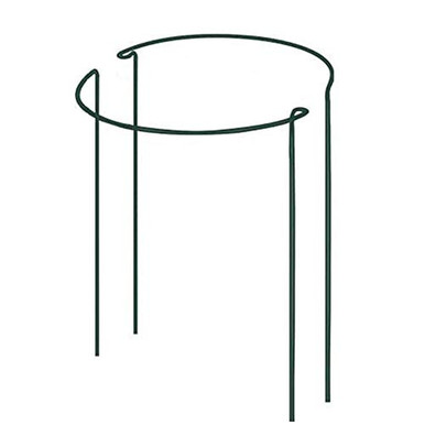 DoubleWood 2 Pack Plant Stake Support Green Half Round Plant Support ...
