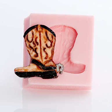 Cowboy Boot Silicone Mold Make Your Own Western Chocolate Fondant Candy ...