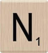 `-10- Beautiful Scrabble Letter N Tiles Scrabble 10 Letter N Hardwood ...