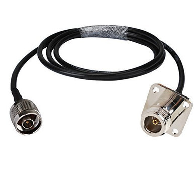 20in Rf Coaxial Cable Connector N Female Panel Mount to N Male Straight ...