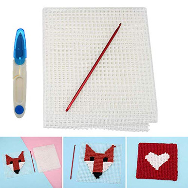 AROYEL Knooking Needle Set Latch Locker Hook Supplies Mesh Cloth Hook ...