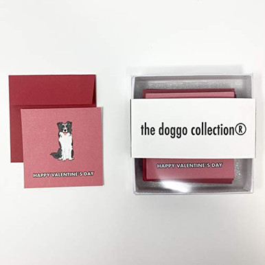 Doggo Valentine_s Day Cards for Kids 15 Cards with Envelopes - Border ...