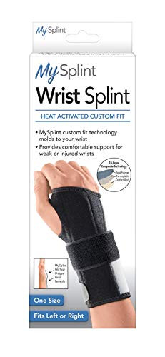 MySplint Custom Fit Wrist Splint, Moldable Thermoplastic Wrist Brace ...