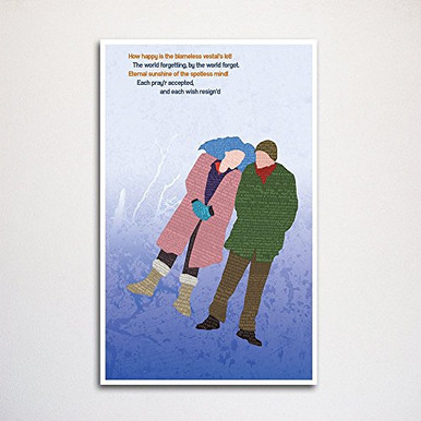 Eternal Sunshine of the Spotless Mind word art print 11x17inch unframed ...
