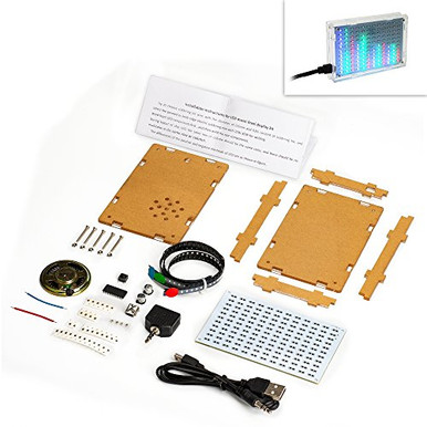 LED Music Frequency Spectrum Display Production Making Kit Led Flashing ...