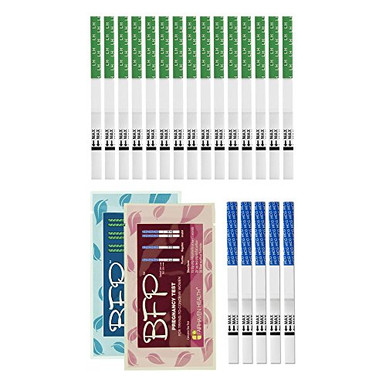 BFP Test Strip Bundle 15 Ovulation Tests and 5 Early Pregnancy Tests ...