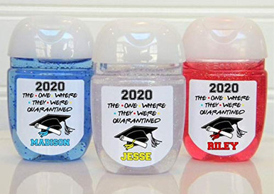 Personalized Quarantine Graduation Party Favor Labels The One Where ...