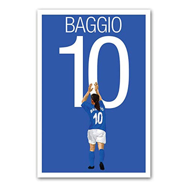Roberto Baggio Poster - Italy Art - Warehousesoverstock