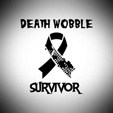AmericanVinyl Death Wobble Survivor Decal - Vinyl Decals Sticker - Fast ...