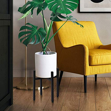 Adjustable Plant Stands Indoor Outdoor Metal Mid Century Modern Plant ...