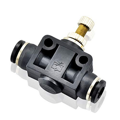 Tailonz Penumatic SCF-3 8 Air Flow Control Valve with Push-to-Connect Fitting in-Line Speed ...