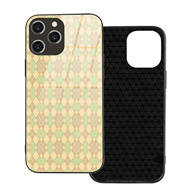 Compatible with iPhone 12 pro max case?Plaid?Overlapping Diagonal Grid ...