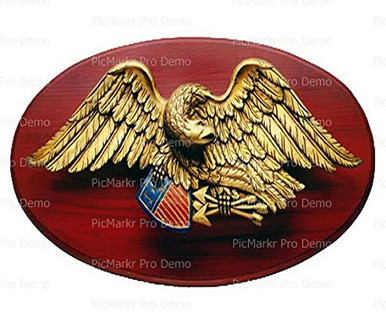 1 2 Sheet - U.S. Army Eagle Medal Birthday - Edible Cake Cupcake Party ...