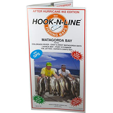 Hook-N-Line Map F108 Matagorda Bay - Warehousesoverstock