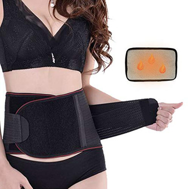 Lumbar Support Back Brace Self-Heating Magnetic Therapy Back Support ...
