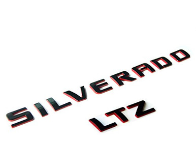 1 OEM Line Silverado LTZ emblem Letters Badge Fit for Silverado LTZ ...