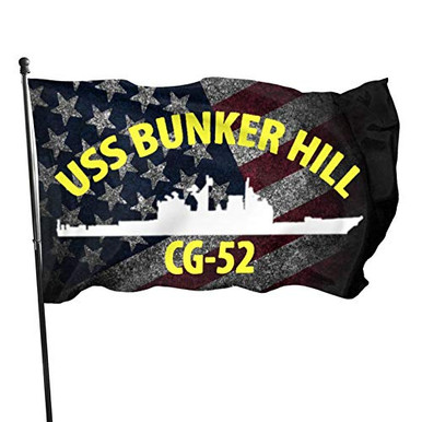 Wolfdinner American Flag by U.S. Veterans Owned USS Bunker Hill Cg-52 ...