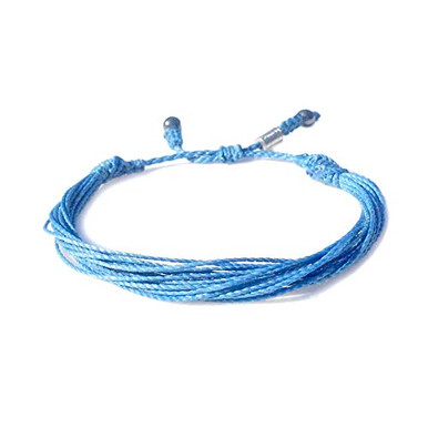 Custom Sized Light Blue Awareness Bracelet for Prostate Cancer Graves ...