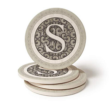 CoasterStone Monogram S Coasters - Warehousesoverstock