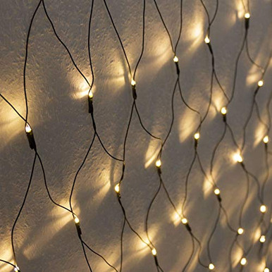 HSada Led Net Lights 320 LED 118in x59in Mesh Lights IP44 Waterproof ...