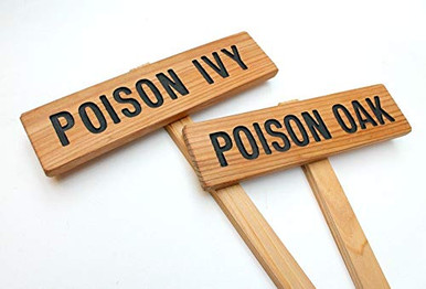 POISON IVY Sign Poison Oak Marker Caution Sign Warning Marker Outdoor ...