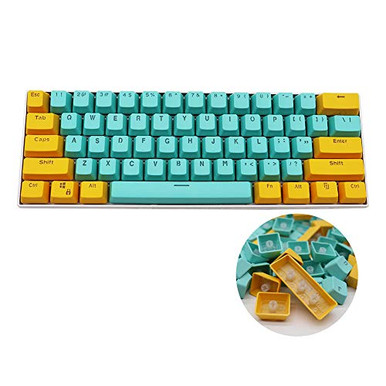 GTSP 61 PBT Keycaps 60 Percent Ducky One 2 Mini Keycaps OEM Profile RGB ...