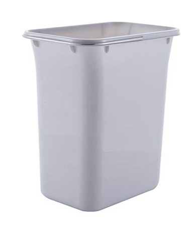 Plastic High Capacity Trash Bins Bedroom Rectangle Narrow Spaces ...