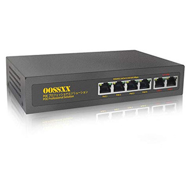 `-Upgraded- 4Port Unmanaged Mini PoE Plus Switch Outdoor Computer ...