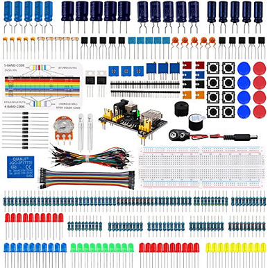 Emakefun Electronics Component Fun Kit with Power Supply Module,Jumper Wire,Potentiometer ...