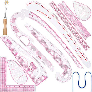DIY French Curve Metric Ruler Sewing Ruler Curve Shaped Measure Ruler ...