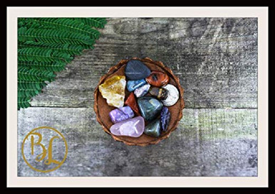 LIVER Gemstone Kit 12 Healing Liver Gemstone Set Healing Crystals Stone ...