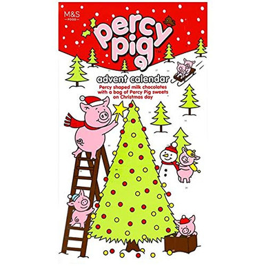 M and S Marks and Spencer Percy Pig Advent Calendar Milk Chocolates ...