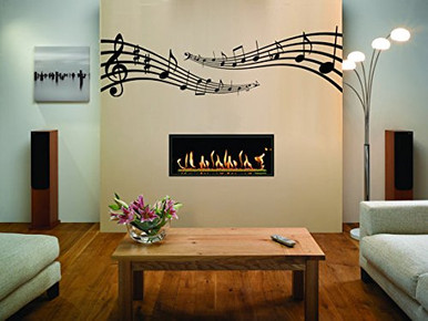 Wall Decal Vinyl Sticker Decals Art Decor Design Music Melody Notes ...