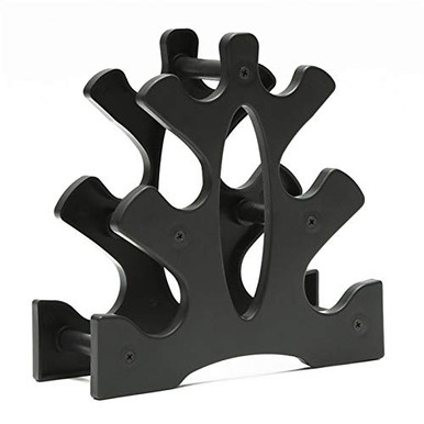 N X Alphabet 3-Tier Dumbbell Storage Rack Stand Multilevel Hand Weight ...