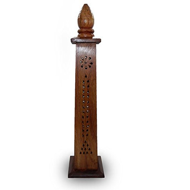 WhopperOnline Wooden Incense Stick Holder Tower Stand Incense Burner ...