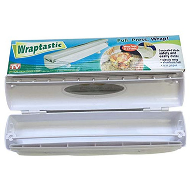 Plastic Wrap Cutter Food Freshness Dispenser Preservative Film Reusable ...