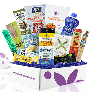 PALEO Diet Snacks Gift Basket Mix of Whole Foods Protein Bars Grain ...