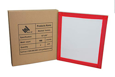 18 x 20 Inch Pre-Stretched Aluminum Silk Screen Printing Frames with ...
