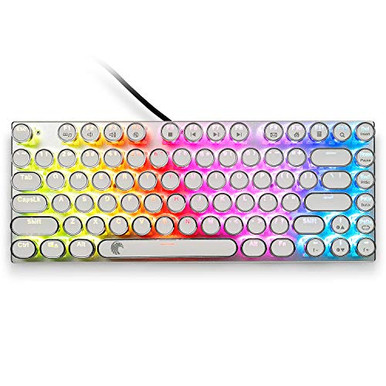 E-Yooso Retro RGB Mechanical Keyboard E-Element Z-88 Vintage Typewriter ...