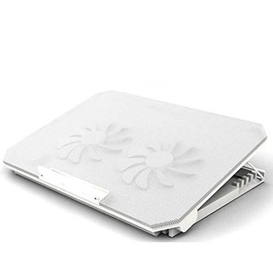 VIVICL Laptop Cooling Pad Metal Mesh Surface 2 Fans Light Quiet 4 ...